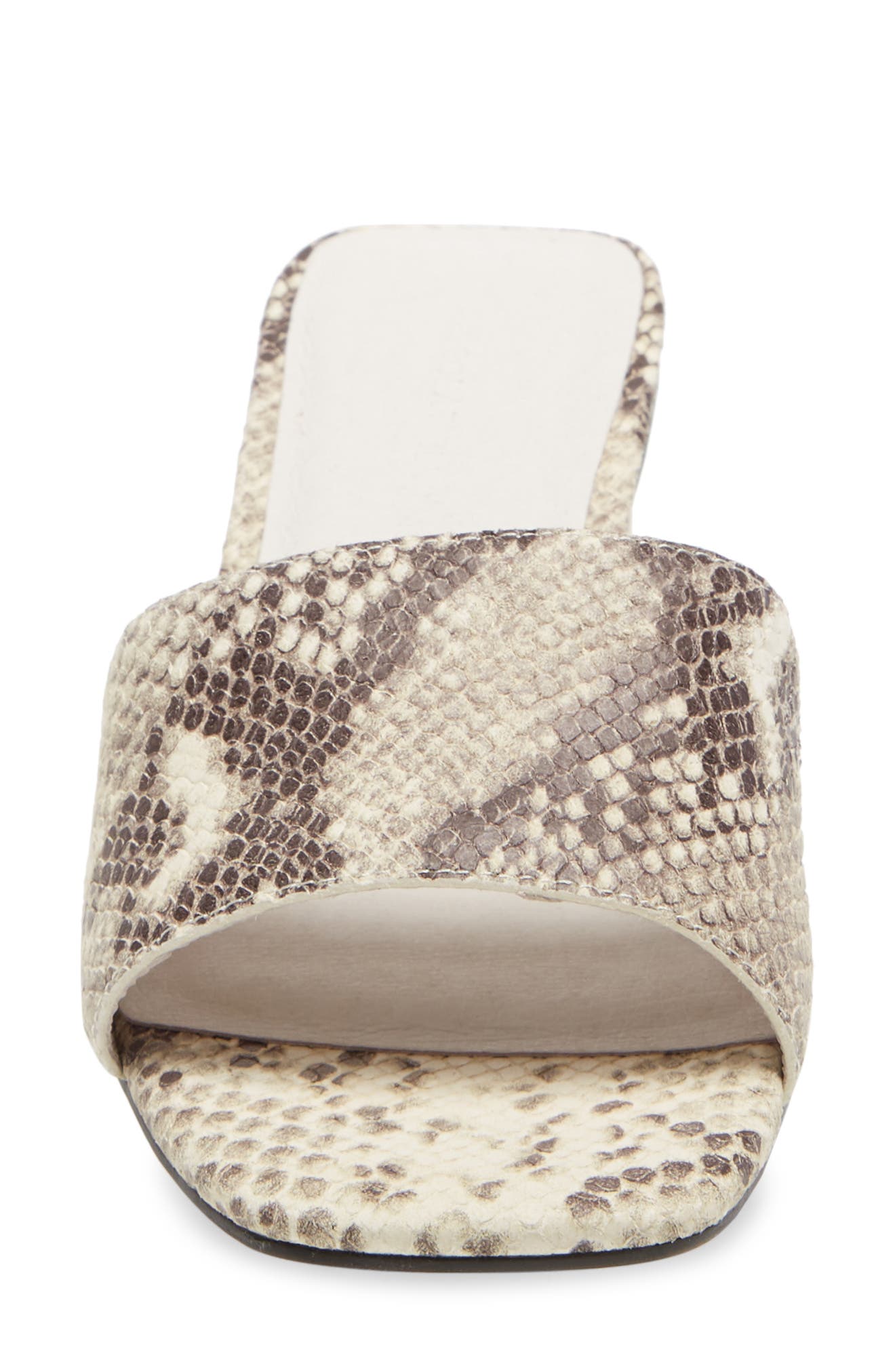 Chocolat Blu Cali Snake Embossed Slide Sandal (Women) | Nordstromrack