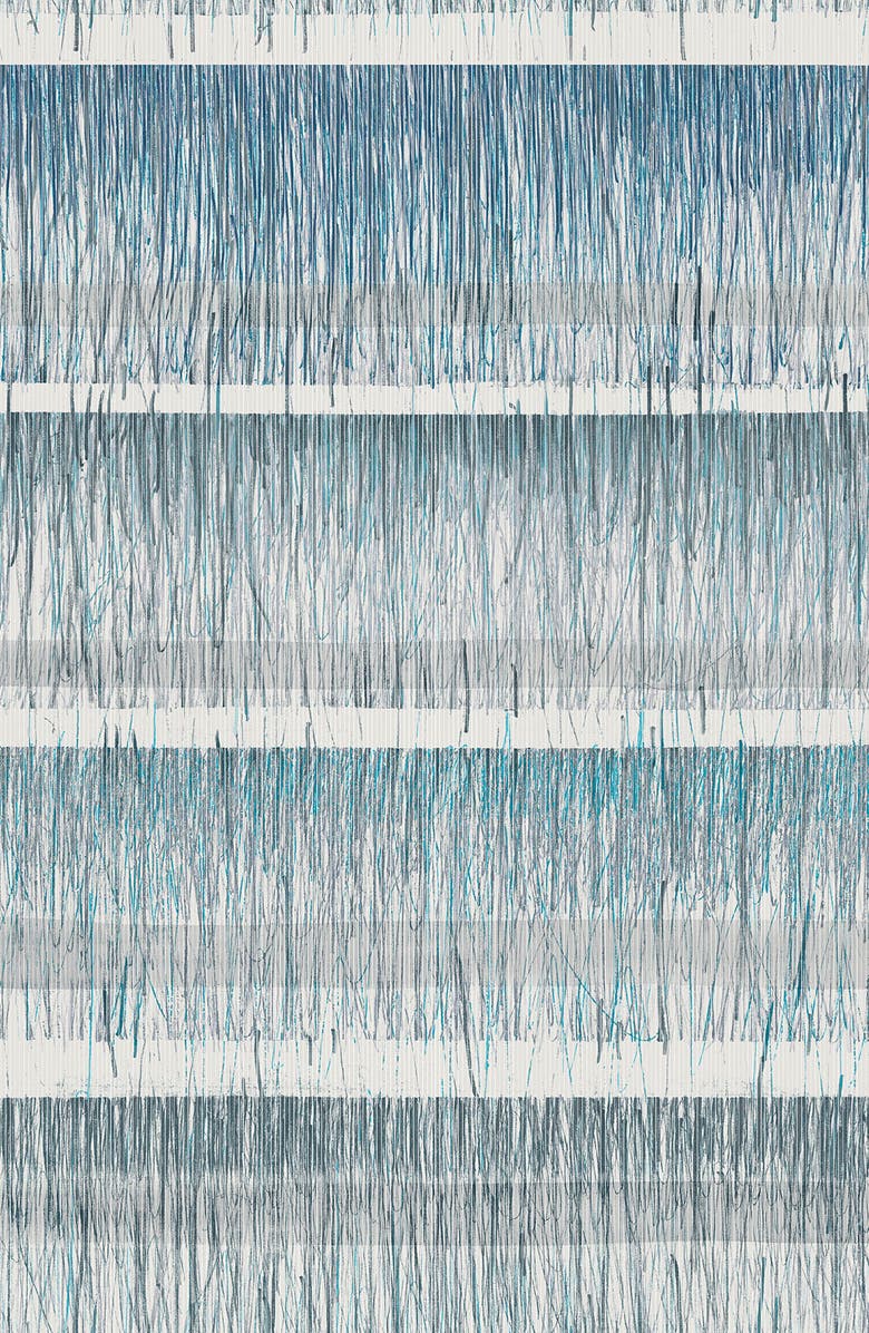 Wallpops Blue Dhurrie Peel & Stick String Wallpaper | Nordstromrack