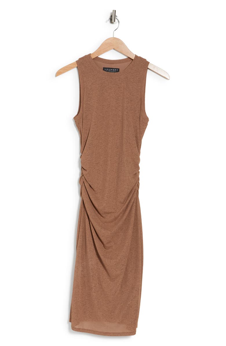 Laundry by Shelli Segal Ruched Side Sleeveless Midi Dress | Nordstromrack