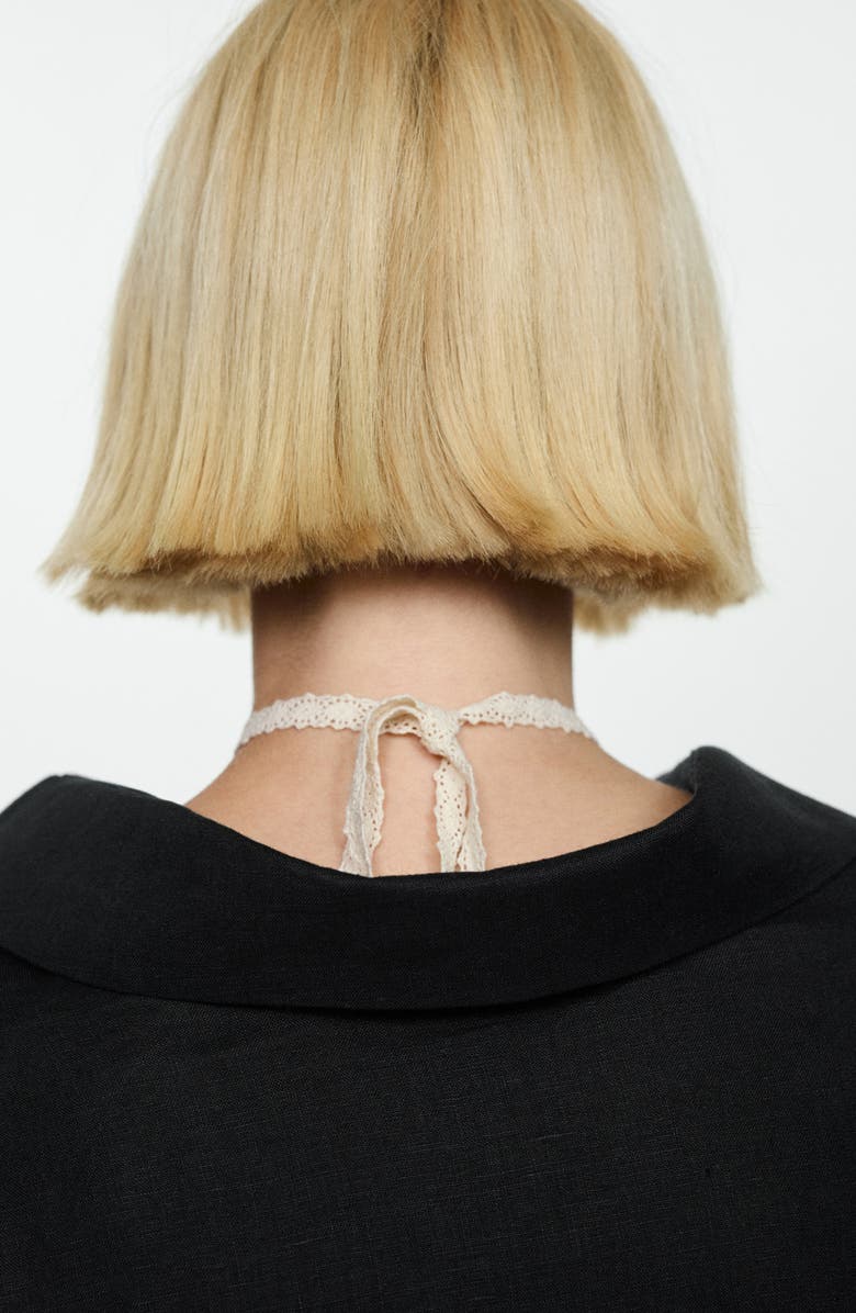 MANGO Samari Linen Button-Up Shirt | Nordstromrack