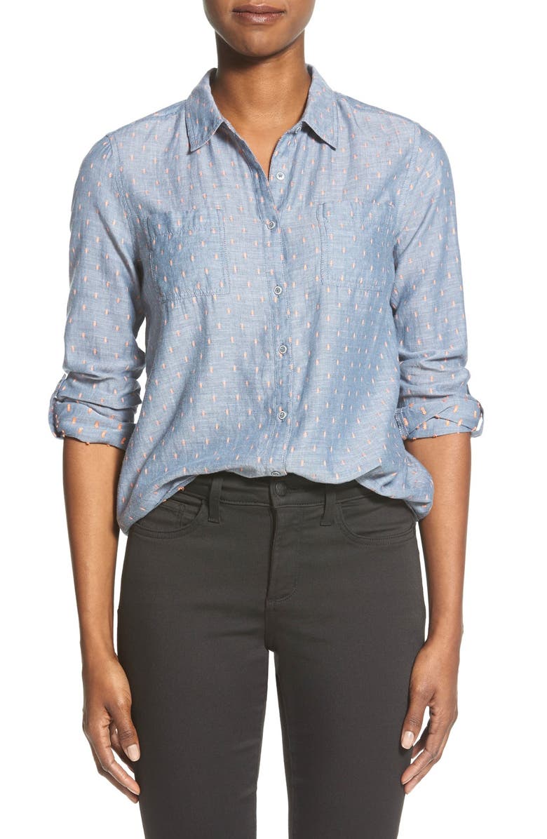 Caslon® Cotton Shirt | Nordstrom