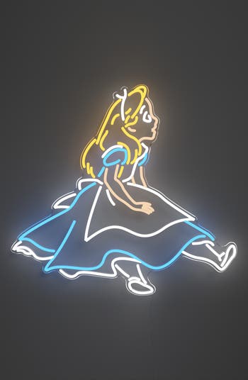 Yellowpop x Disney 'Alice in Wonderland' LED Neon Sign | Nordstrom