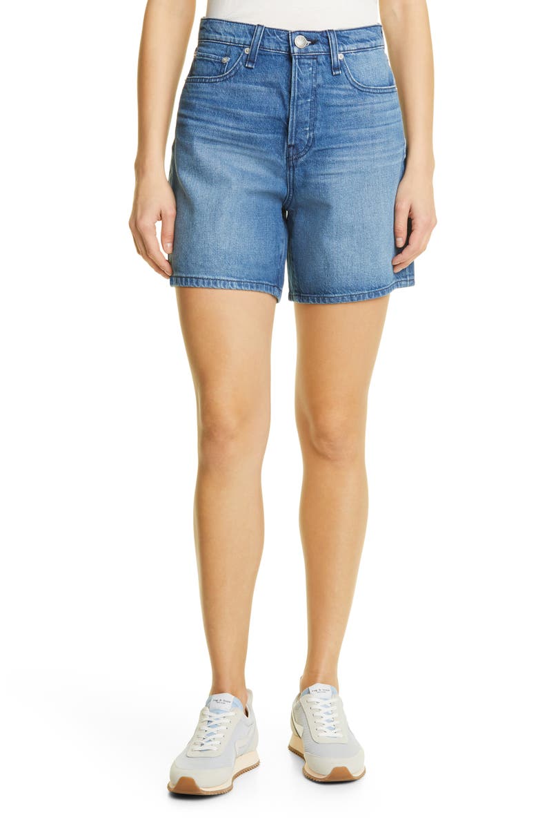 rag & bone Maya High Waist Nonstretch Denim Shorts | Nordstromrack