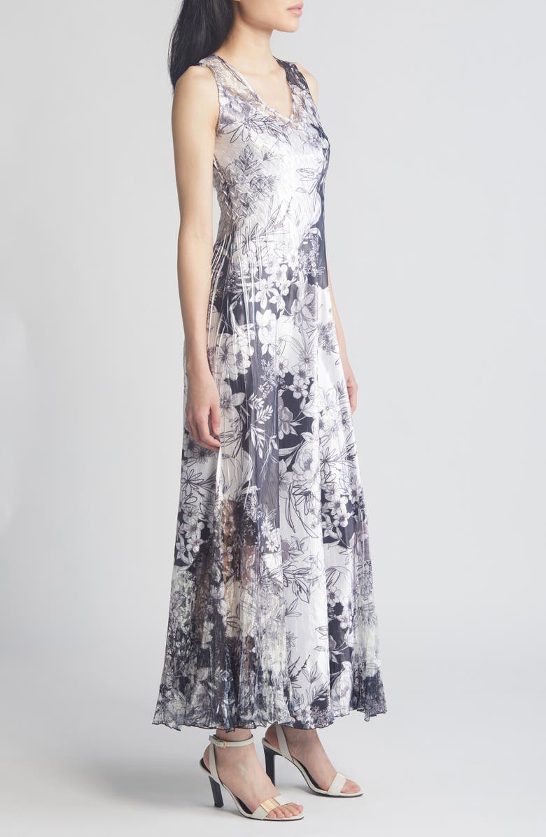 Komarov Lace-Up Back Charmeuse Dress | Nordstromrack