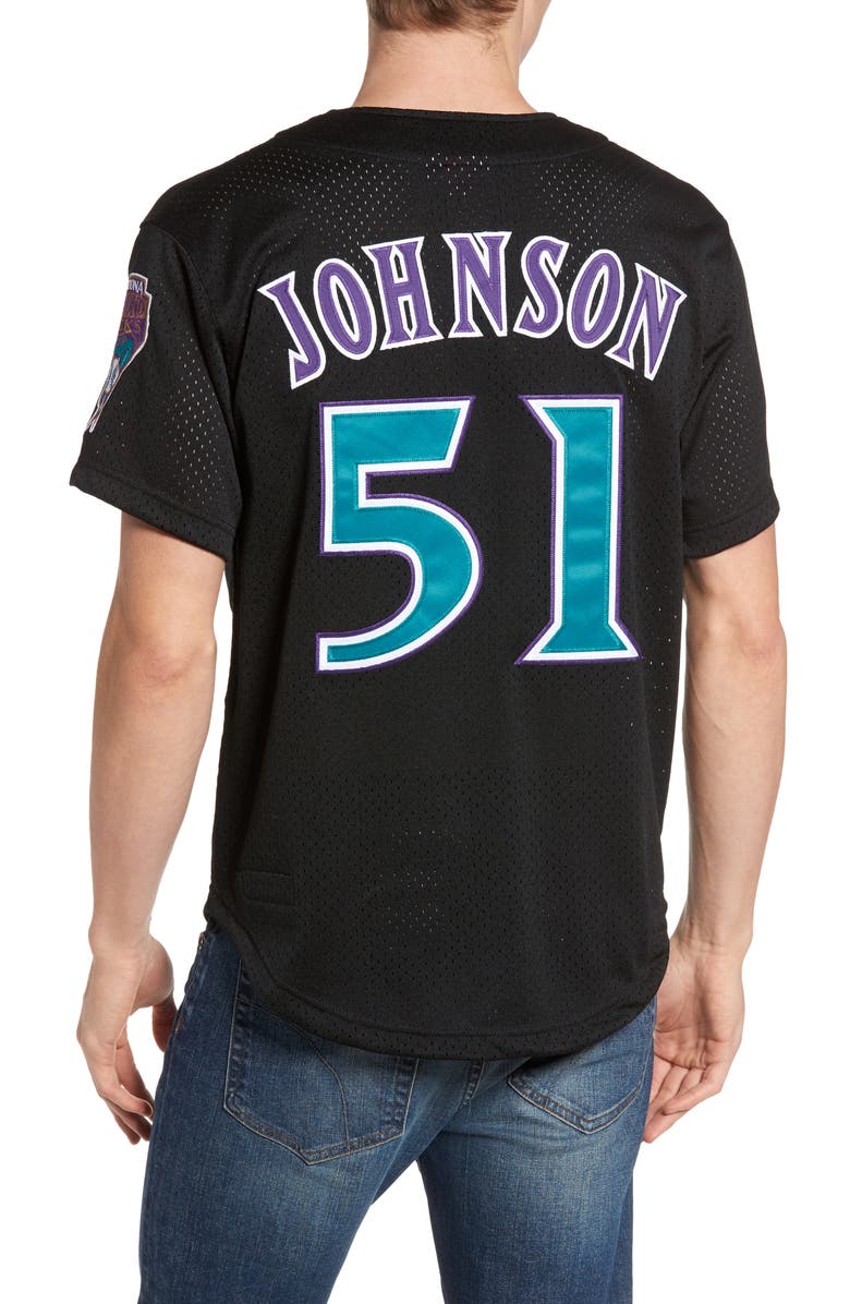 Mitchell & Ness Randy Johnson - Arizona Diamondbacks Authentic Mesh ...