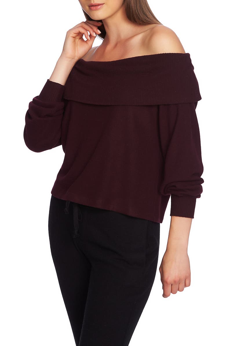 1.STATE Foldover Off Shoulder Top | Nordstromrack