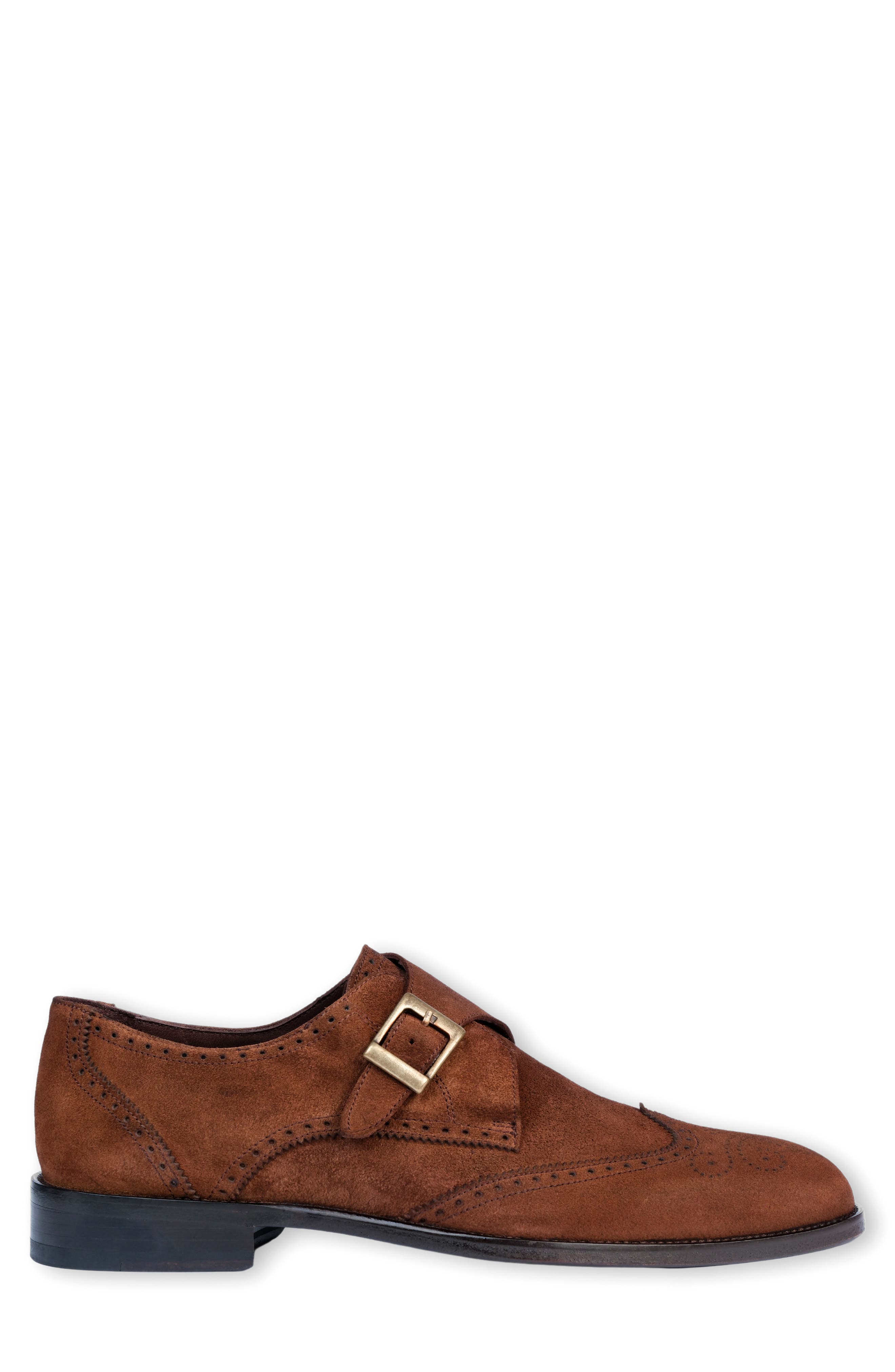 VELLAPAIS Clinton Wingtip Monk Strap Loafer (Men) | Nordstromrack