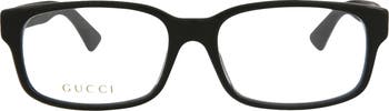 Gucci 55mm Rectangle Core Optical Frames | Nordstromrack