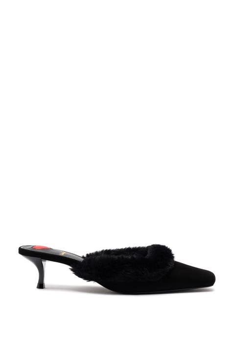 Women's Fuzzy Mules & Slides | Nordstrom