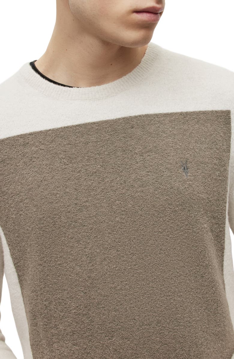 AllSaints Lobke Long Sleeve Crewneck Sweater | Nordstrom
