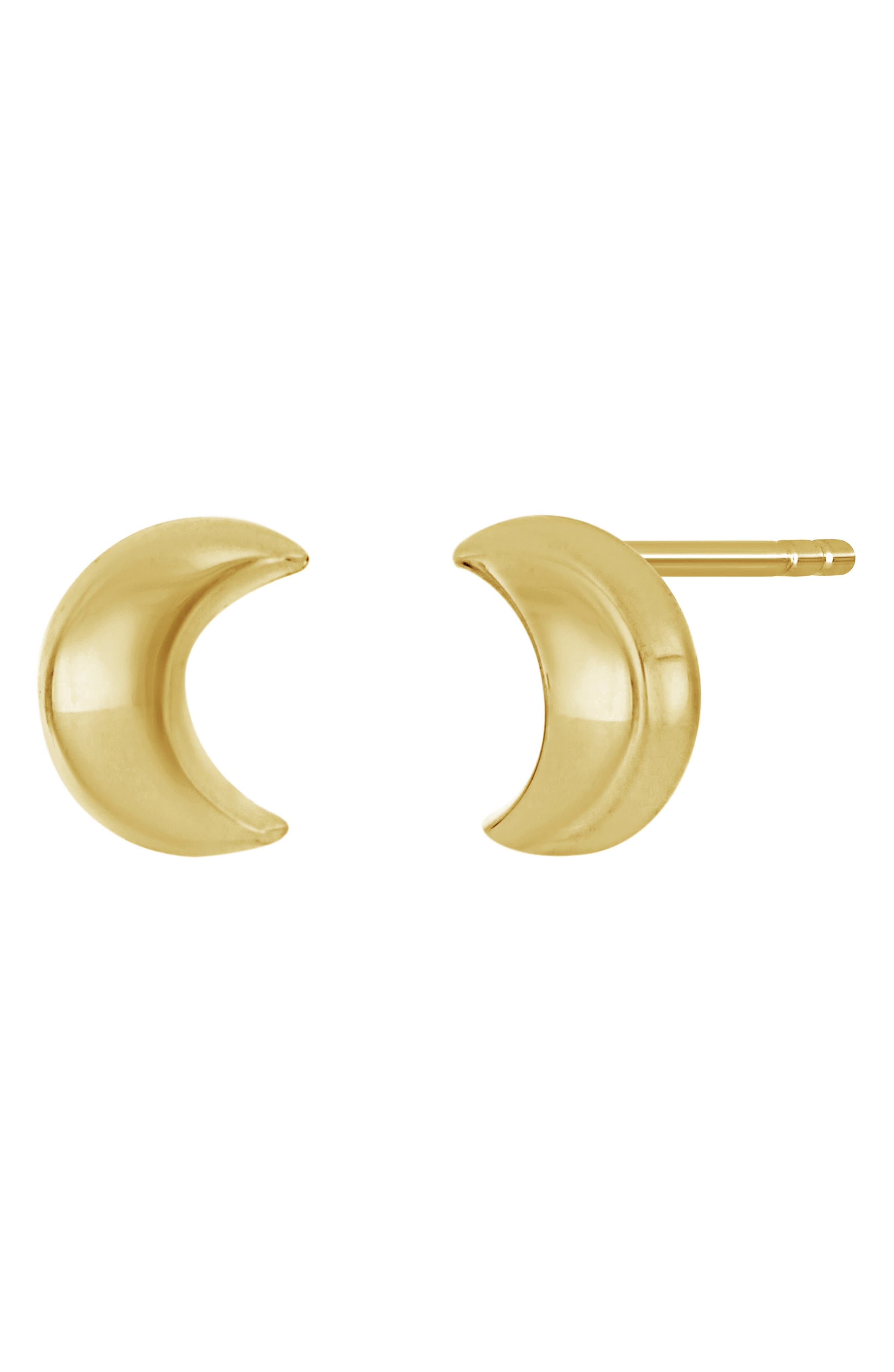 Bony Levy Half Moon Stud Earrings | Nordstrom