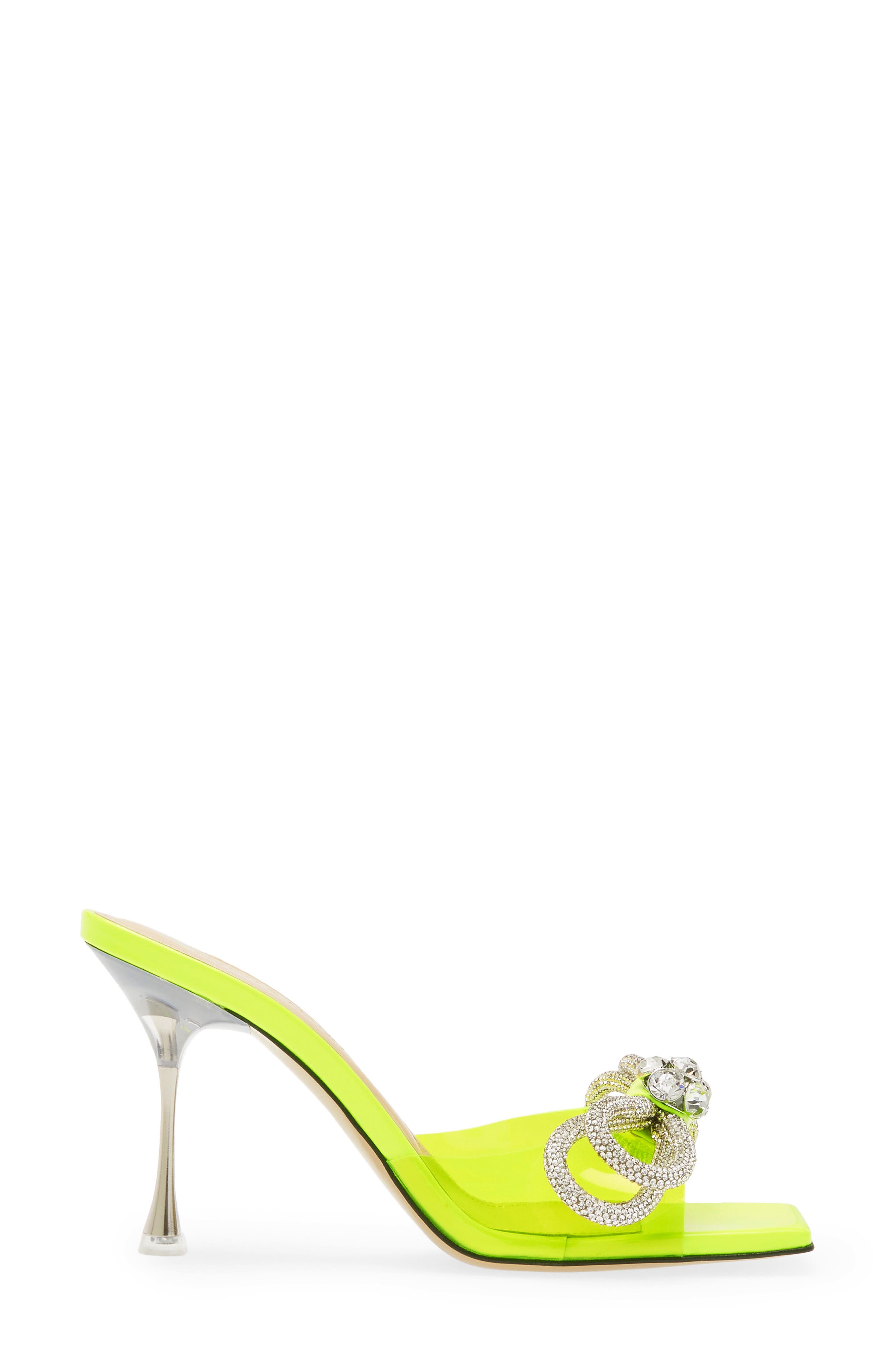 Mach & Mach Double Bow Translucent Slide Sandal (Women) | Nordstromrack