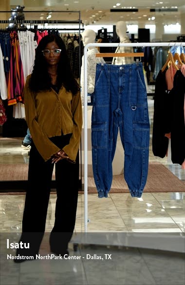 River Island Cargo Denim Joggers | Nordstromrack