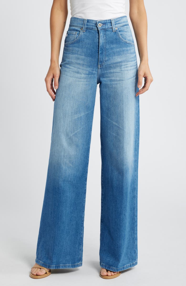 AG Deven High Waist Wide Leg Jeans | Nordstromrack