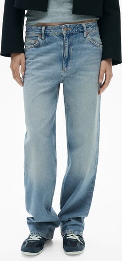 MANGO Benis Low Rise Straight Leg Jeans | Nordstrom