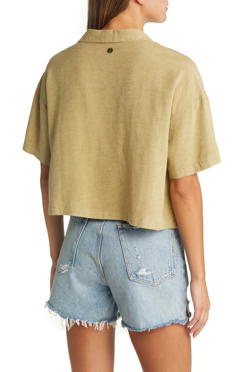 Rip Curl Crop Button-Up Shirt | Nordstromrack