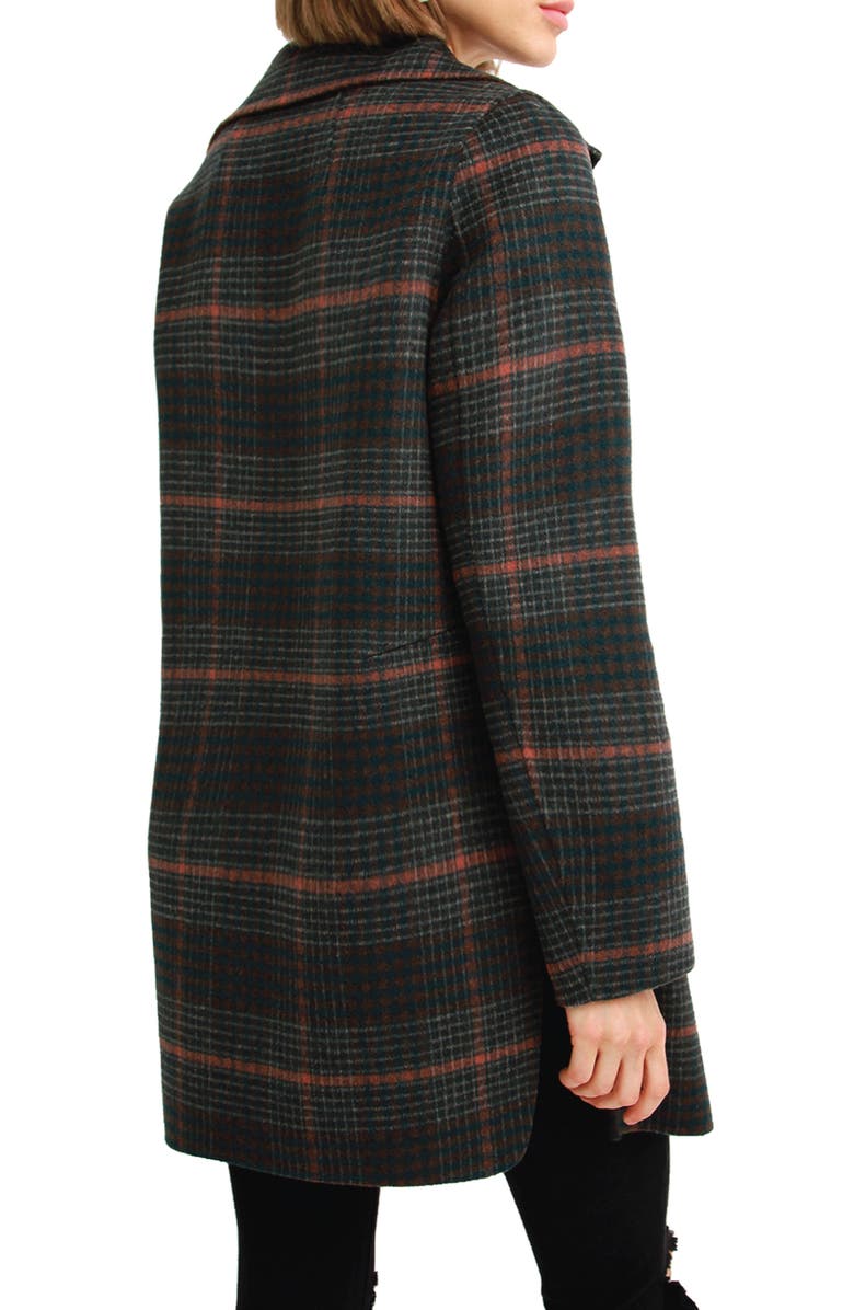 Belle & Bloom Ex-Boyfriend Plaid Wool Blend Coat | Nordstromrack