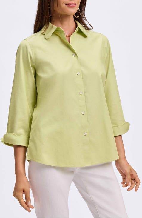 Women's Green Button Up Tops | Nordstrom