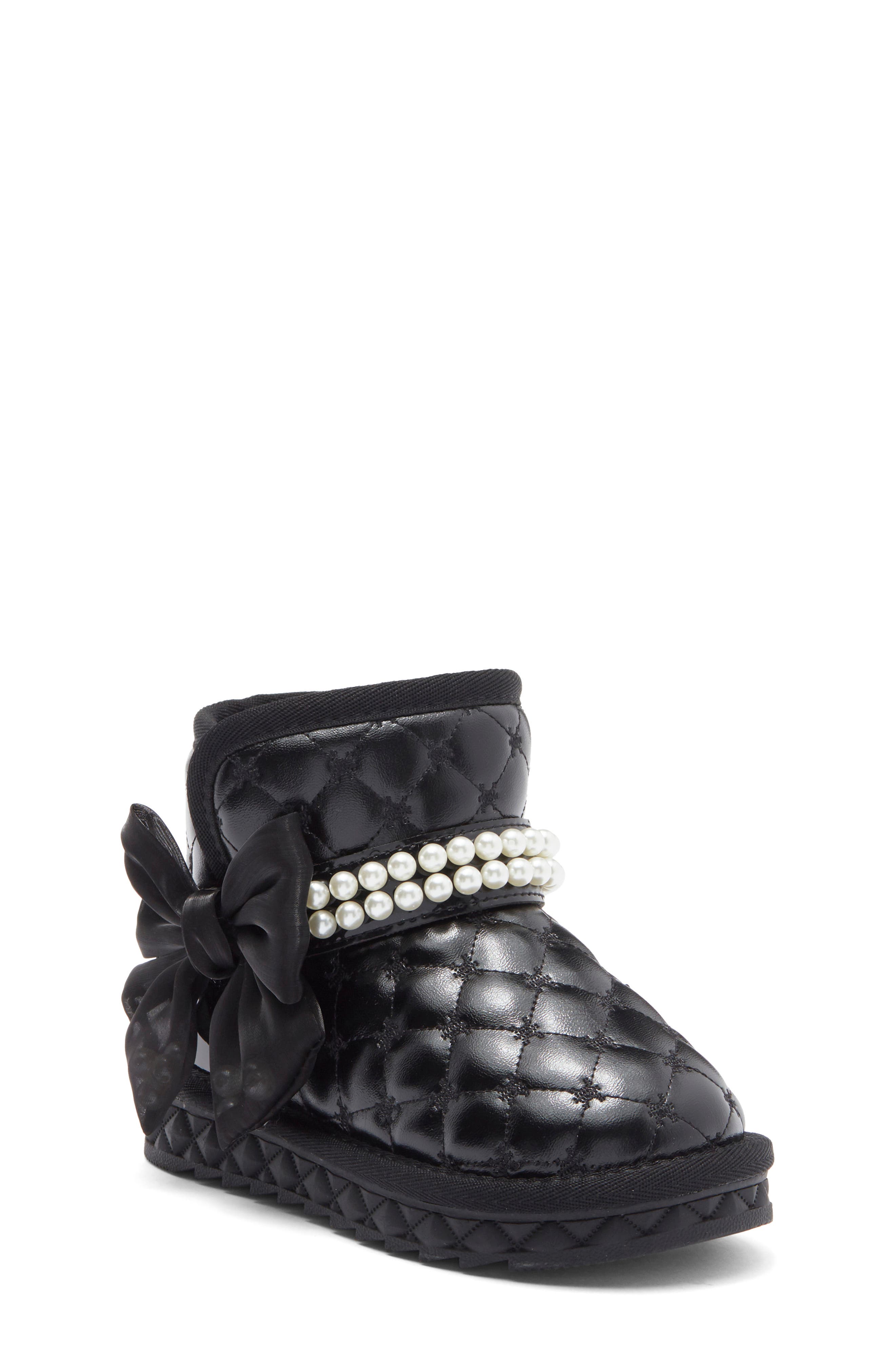 Doe A Dear Kids' Faux Pearl Boot | Nordstromrack