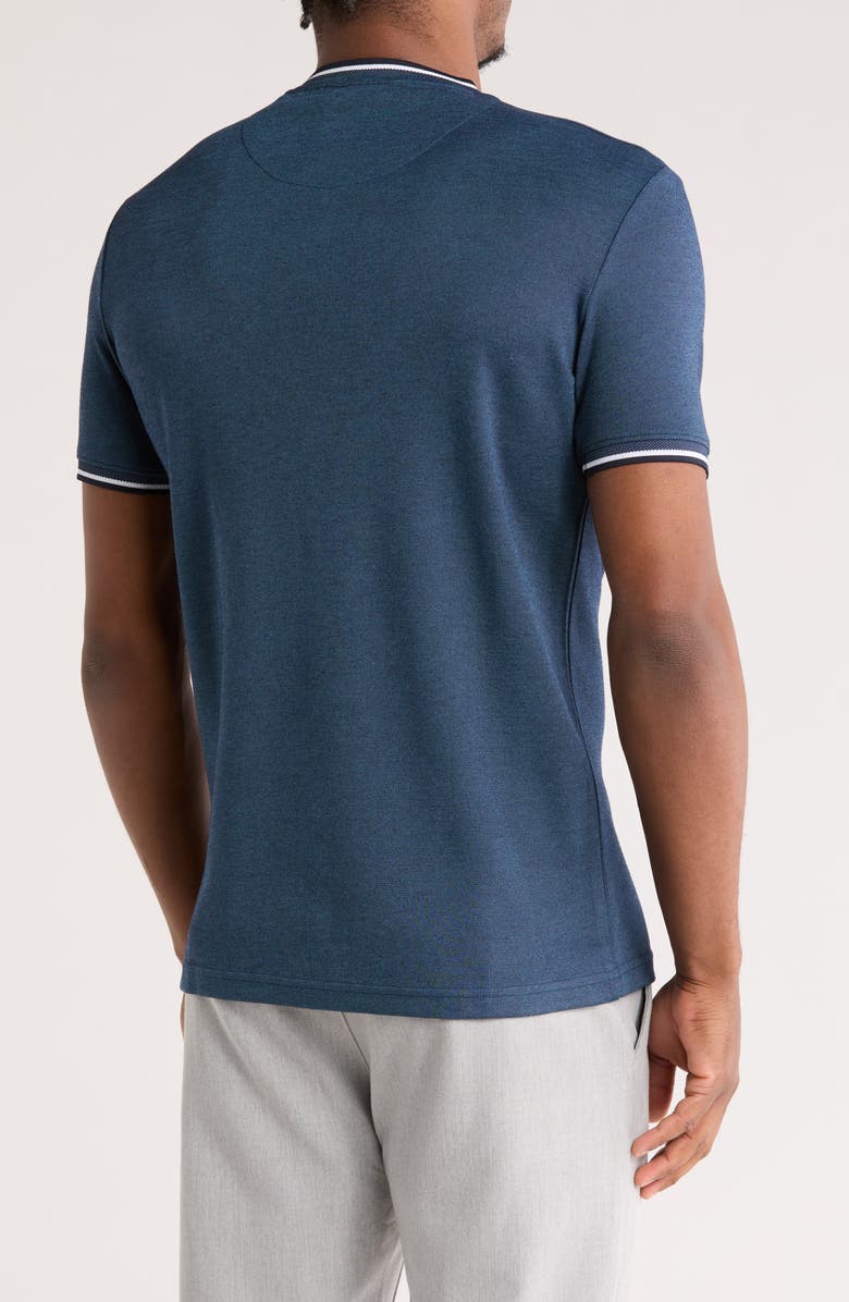 DENIM AND FLOWER Stripe Trim Dressy T-Shirt | Nordstromrack