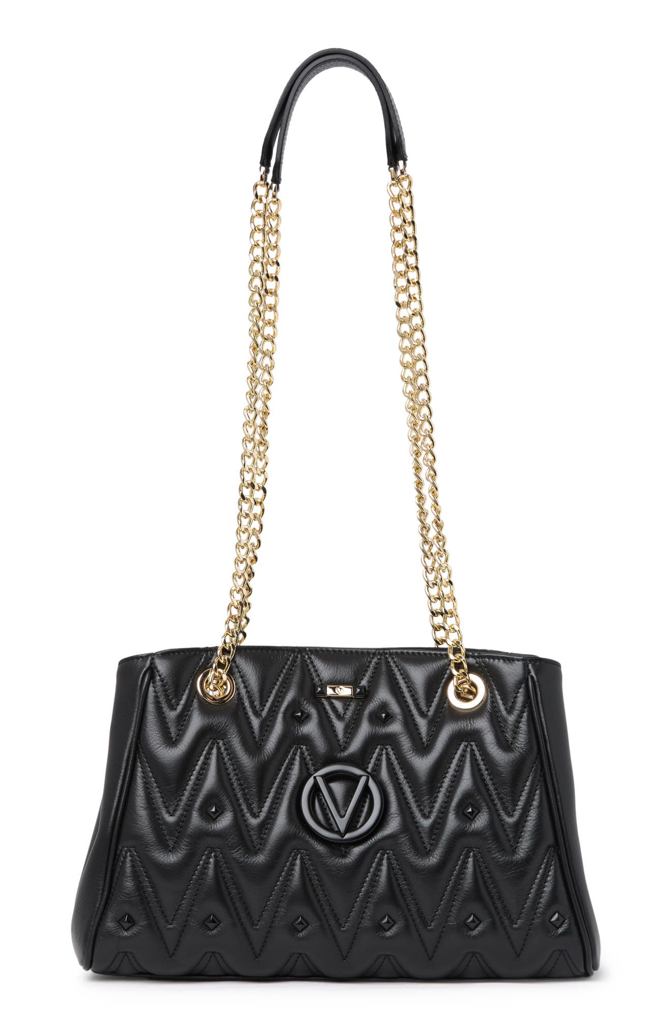 VALENTINO BY MARIO VALENTINO Angelina Quilted Leather Shoulder Bag ...