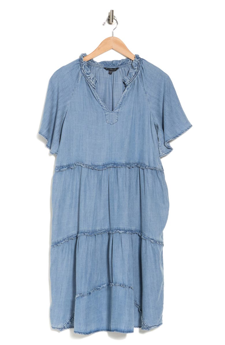 VELVET HEART Theta Tiered Chambray Dress | Nordstromrack