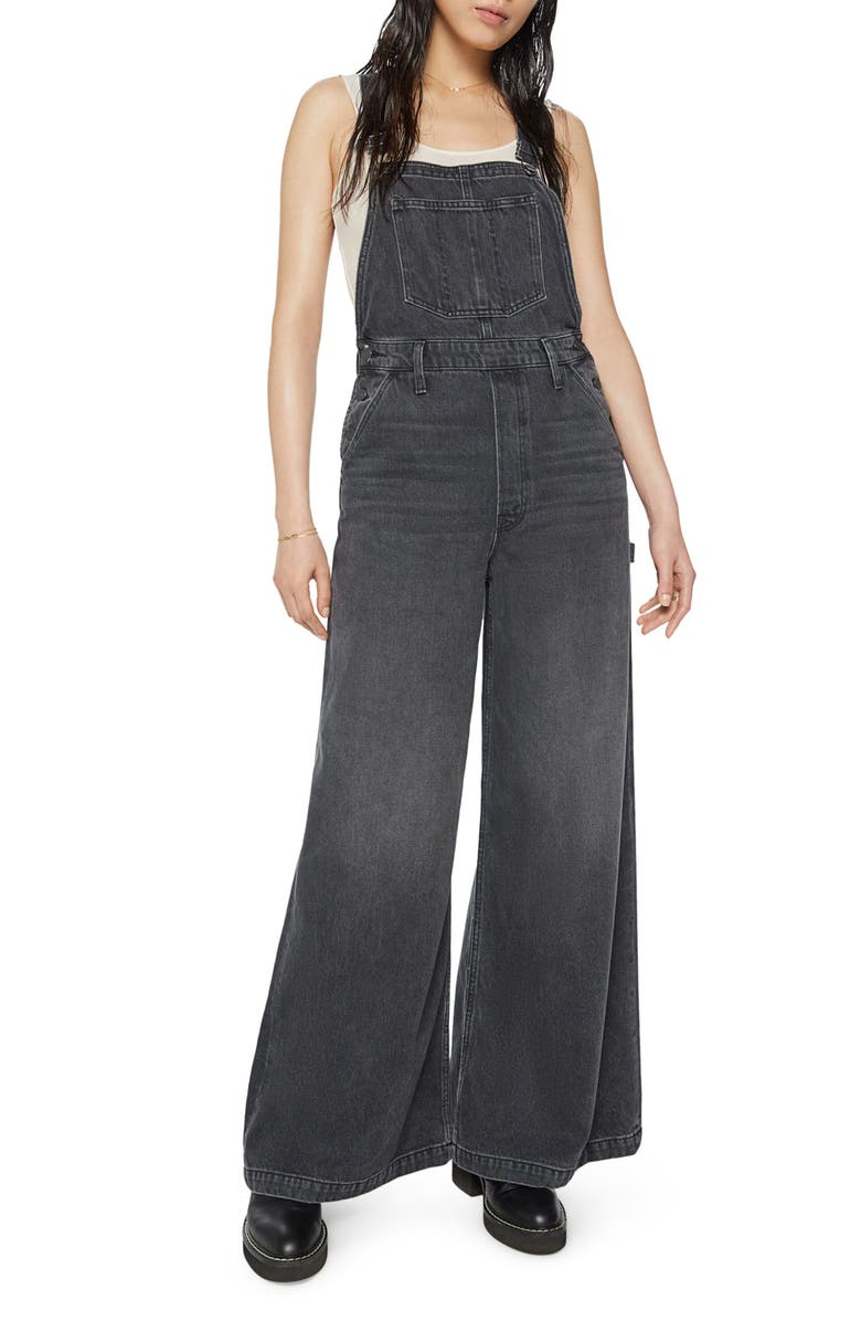 MOTHER SNACKS! The Sugar Cone Wide Leg Overalls | Nordstromrack