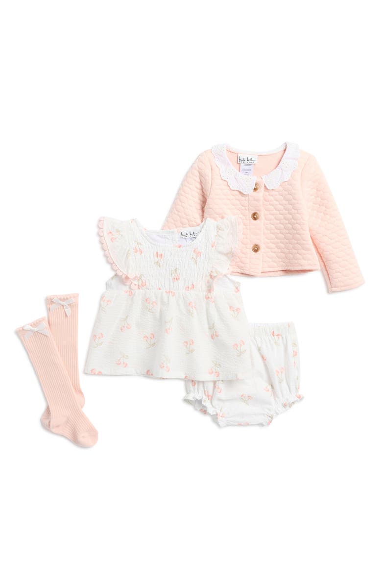 Nicole Miller Four-Piece Cherry Knit Set | Nordstromrack