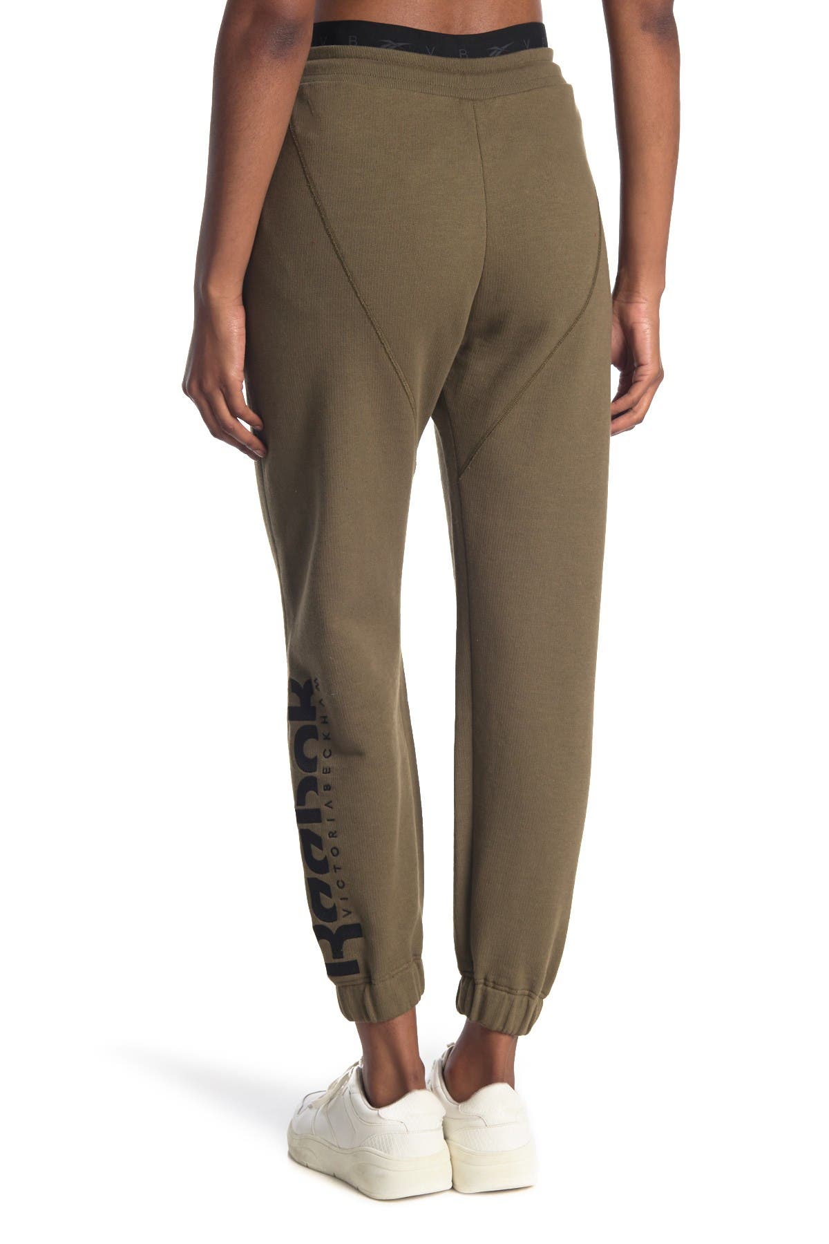 Reebok x Victoria Beckham Victoria Beckham Logo Print Joggers ...