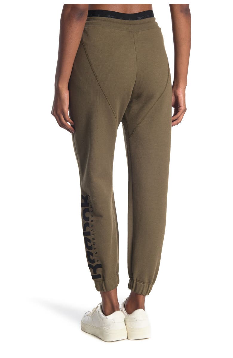 Reebok x Victoria Beckham Victoria Beckham Logo Print Joggers ...