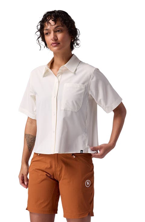 Women's Jersey Knit Button Up Tops | Nordstrom