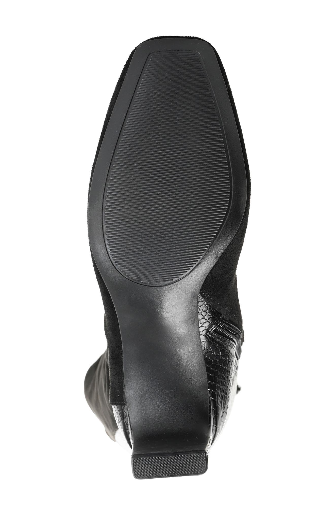Journee Collection Elisabeth Croc Embossed Tall Boot - Extra Wide Calf ...