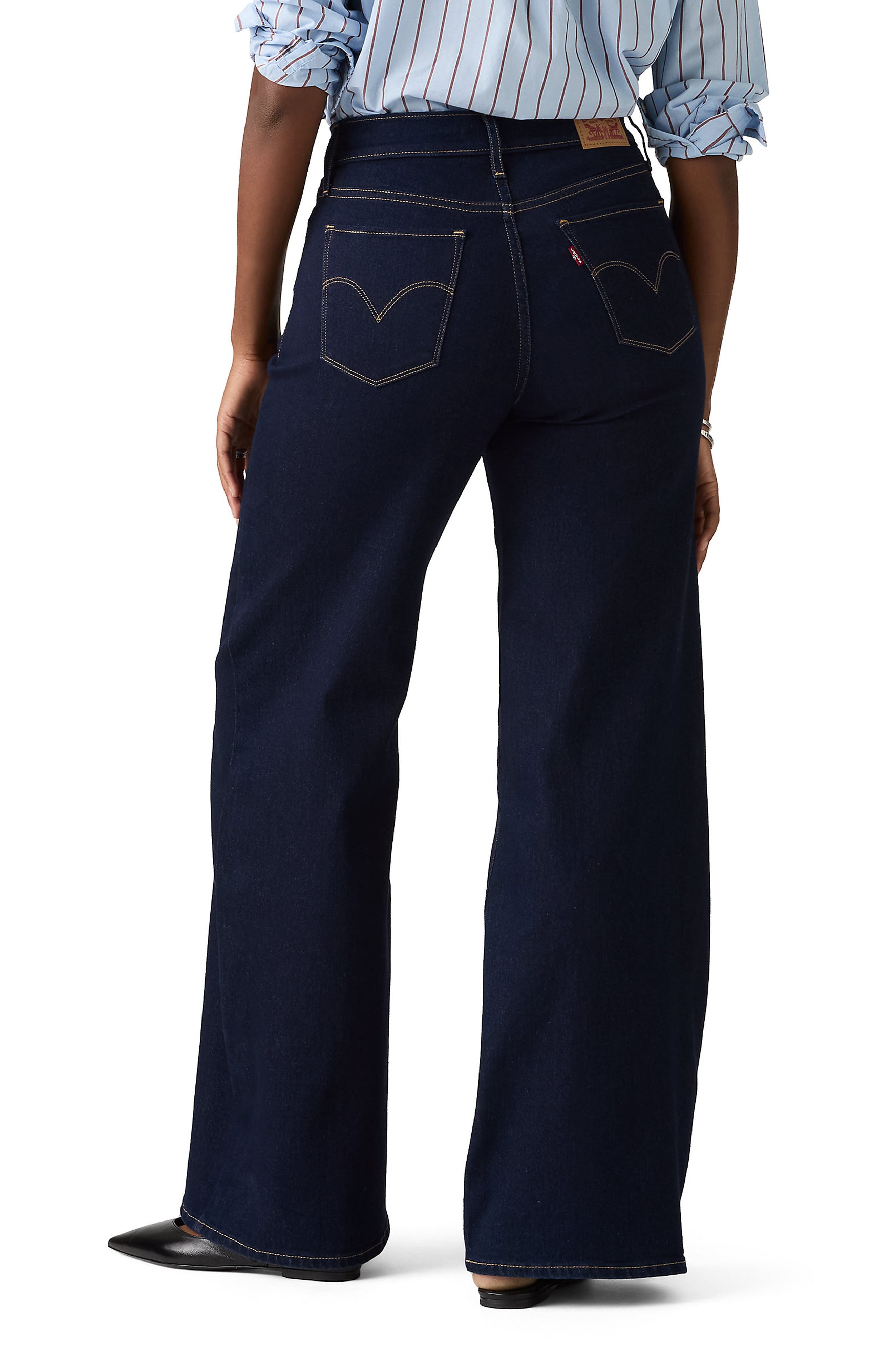 Levi's® 318 Shaping Mid Rise Wide Leg Jeans | Nordstromrack