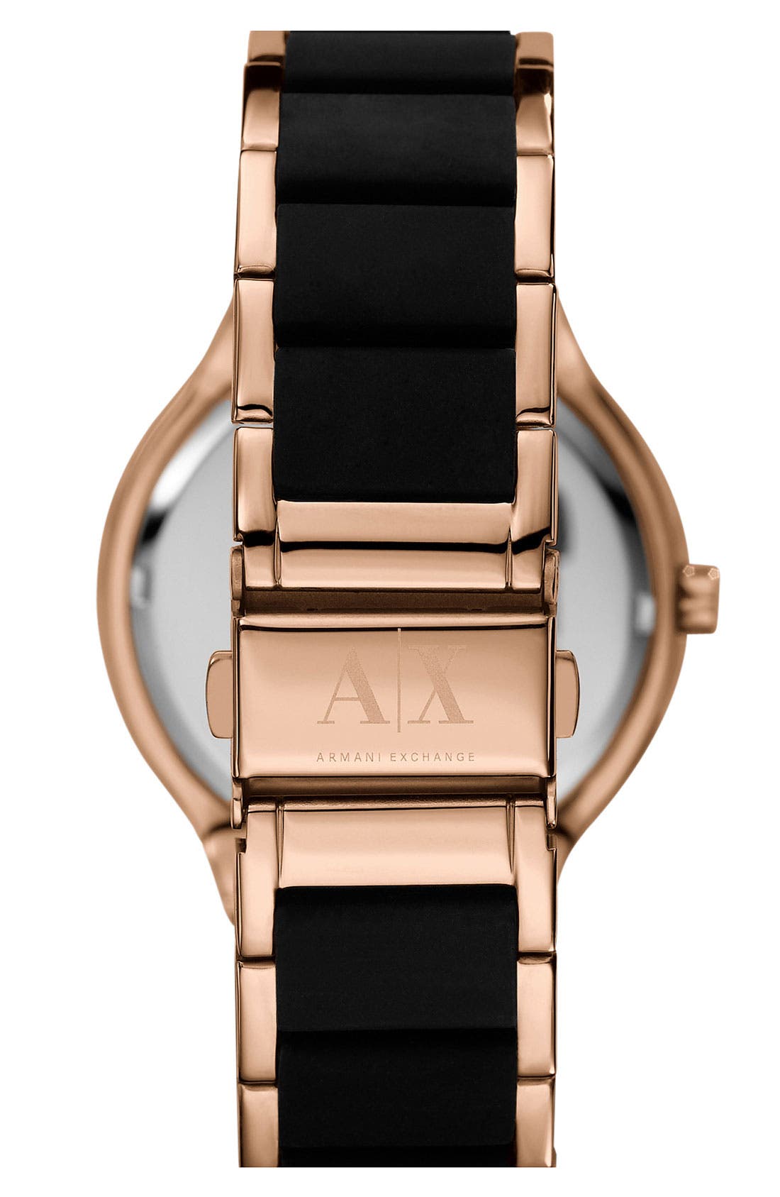 AX Armani Exchange Silicone Bracelet Watch, 40mm | Nordstrom