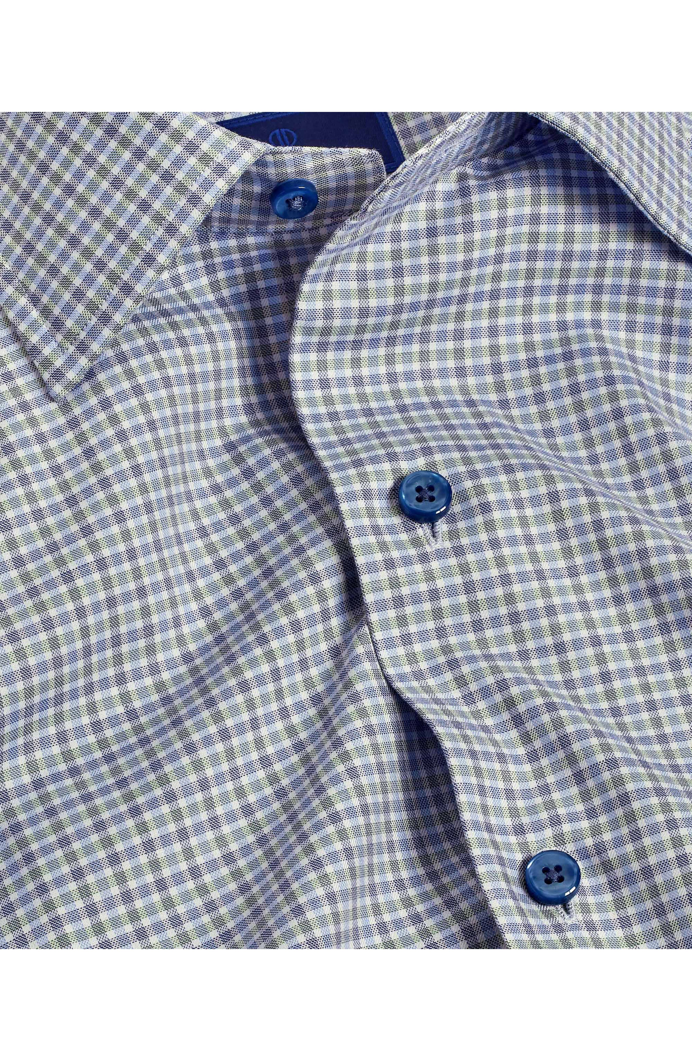 David Donahue Twill Check Sport Shirt | Nordstromrack