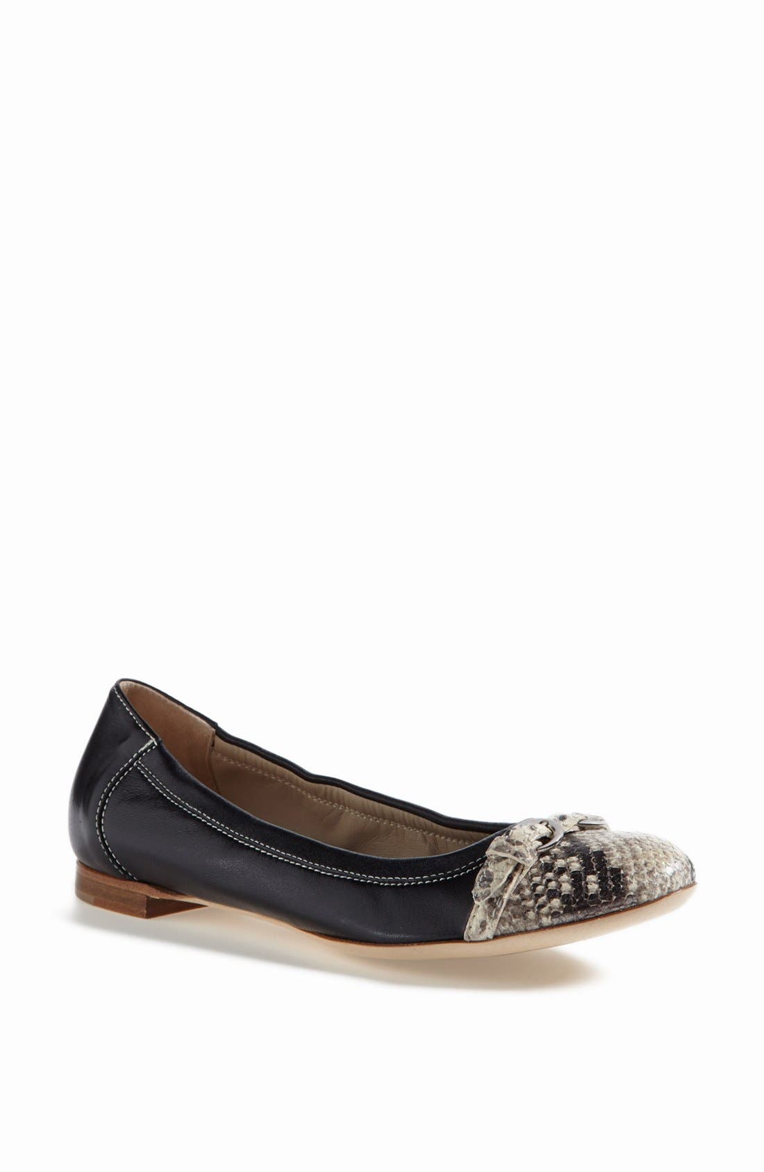 AGL Attilio Giusti Leombruni Toe Cap Ballet Flat | Nordstrom