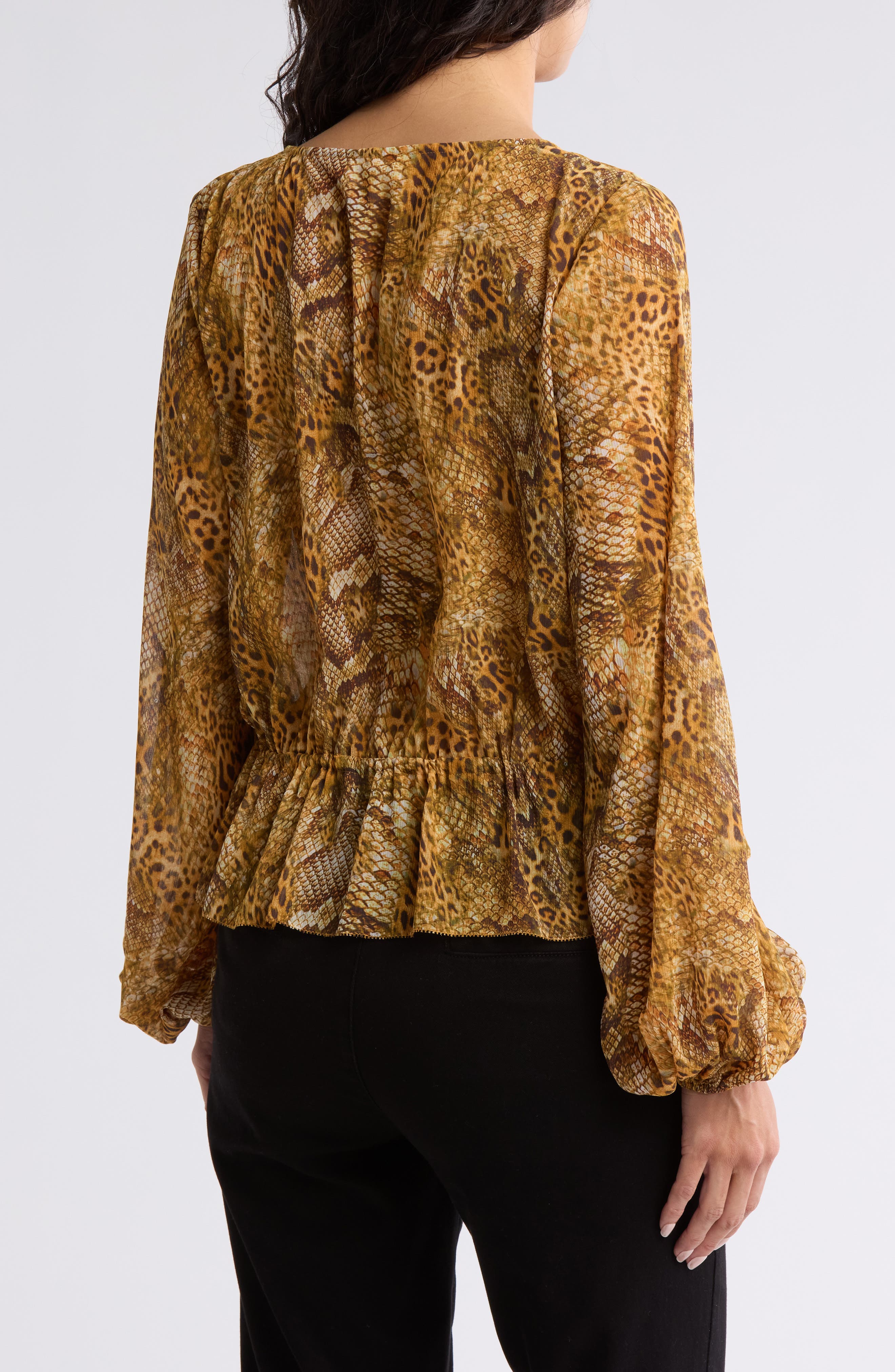 L'AGENCE Pixie Drawstring Blouse | Nordstromrack