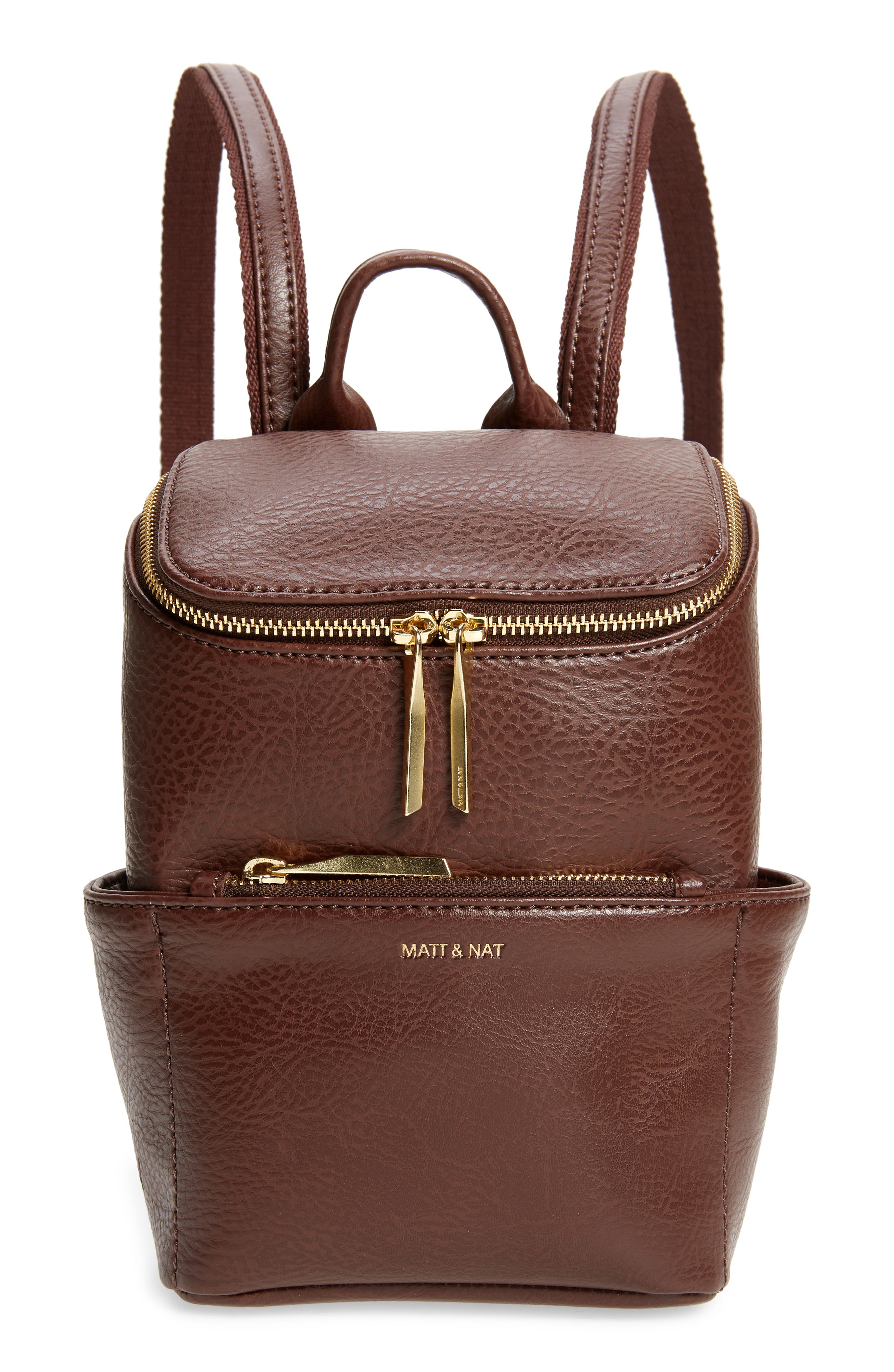 Matt & Nat Mini Dwell Brave Vegan Leather Backpack | Nordstromrack