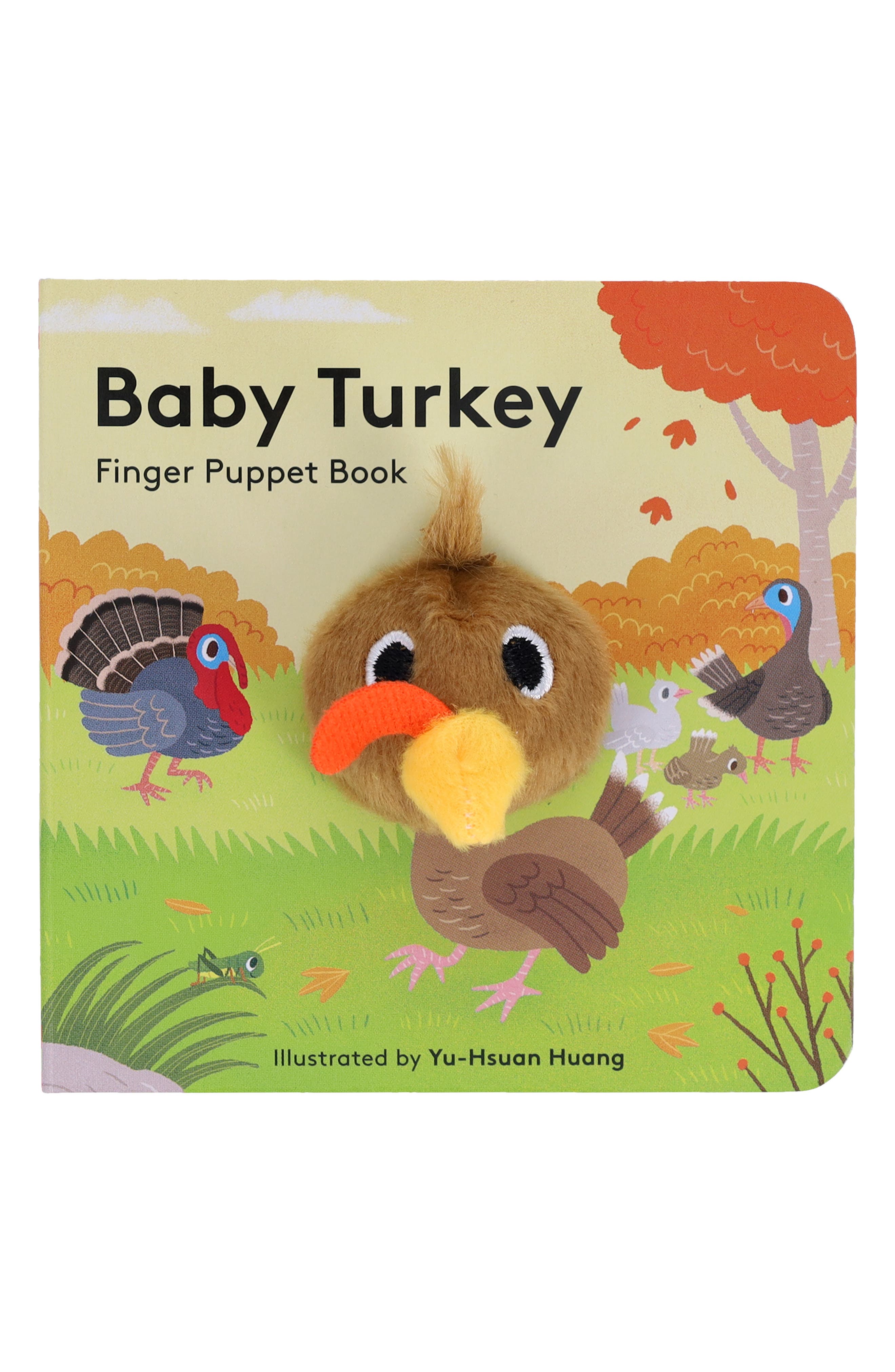 Chronicle Books 'Baby Turkey' Finger Puppet Book | Nordstrom