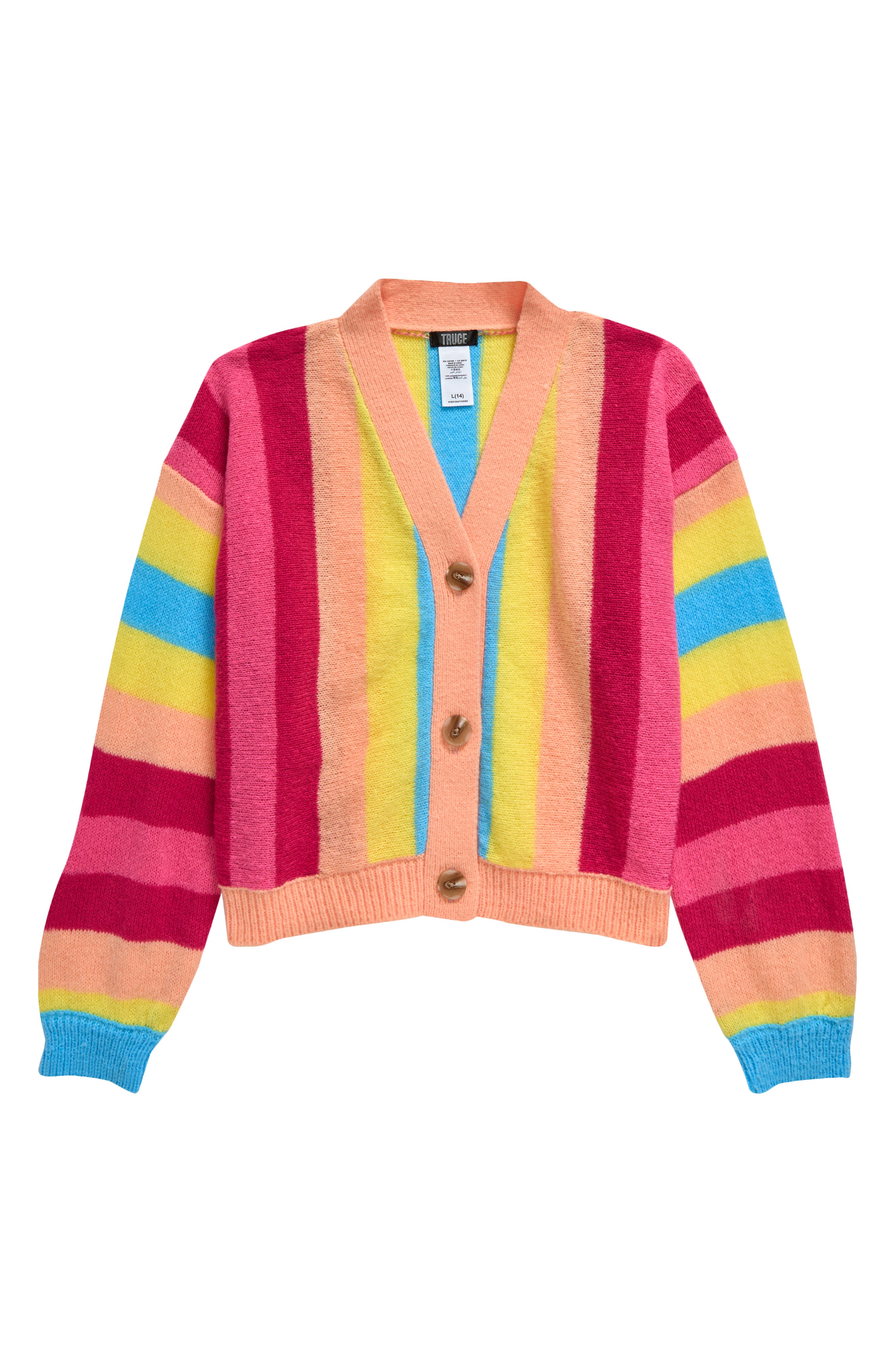 Truce Kids' Stripe Cardigan | Nordstromrack