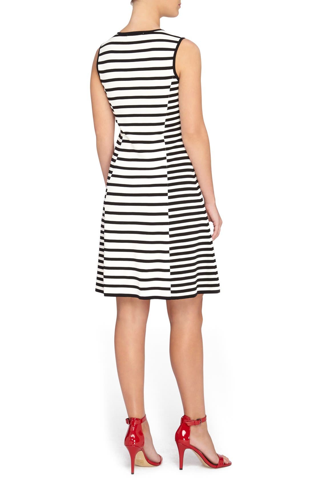 Catherine Catherine Malandrino 'Claire' Stripe Knit Sleeveless Fit ...