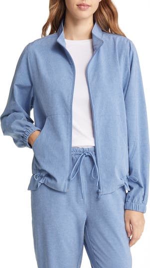 Tommy Bahama Alicia IslandZone® Chambray Zip Jacket | Nordstrom