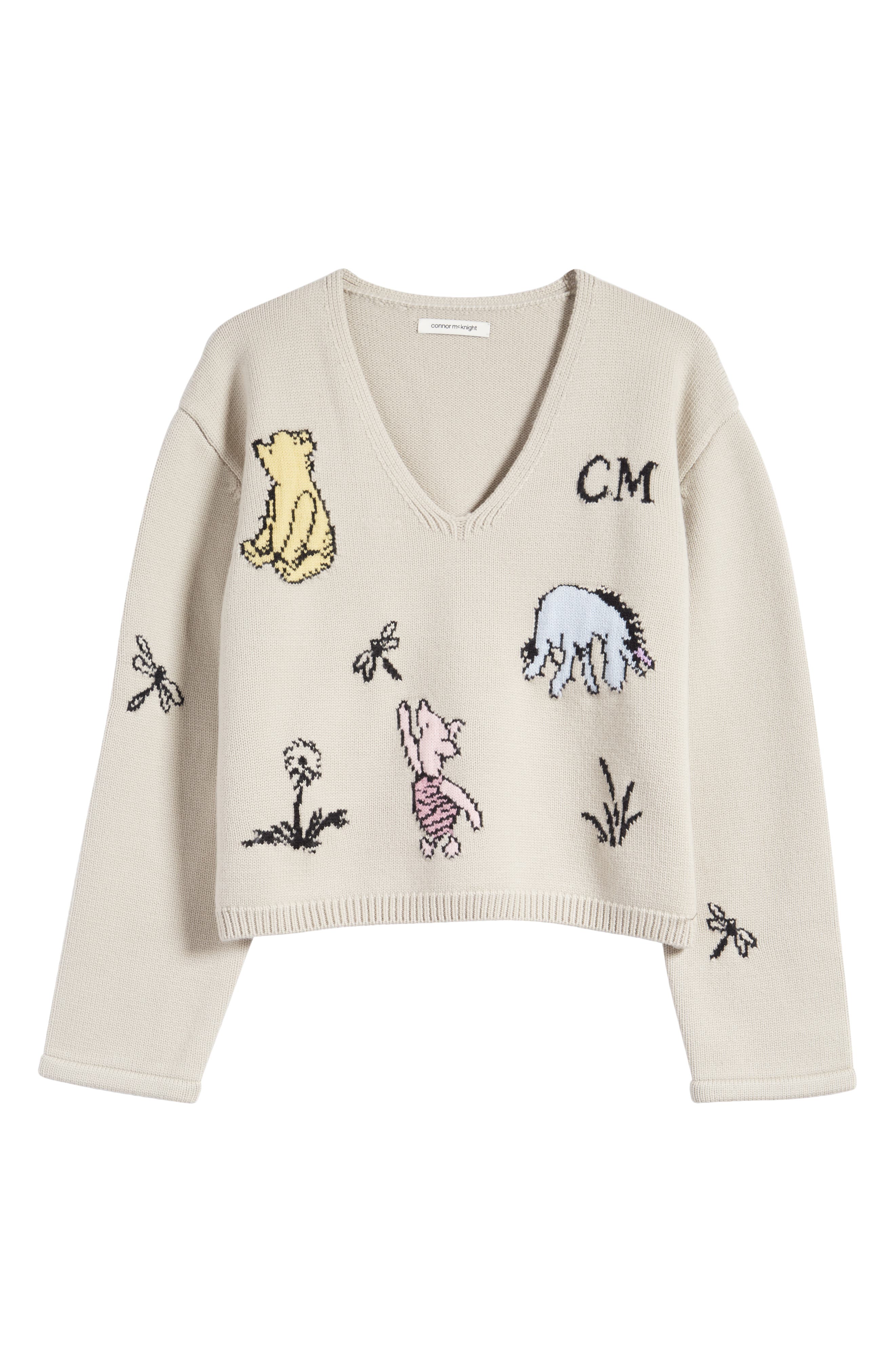 CONNOR MCKNIGHT x Disney Winnie the Pooh Intarsia Merino Wool Sweater ...