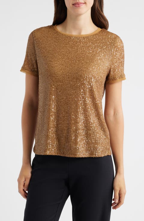Women's Metallic Tops | Nordstrom