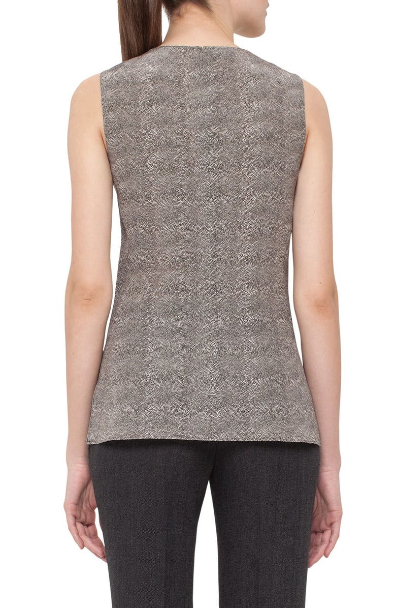 Akris Turtle Print Silk Crepe Blouse | Nordstrom