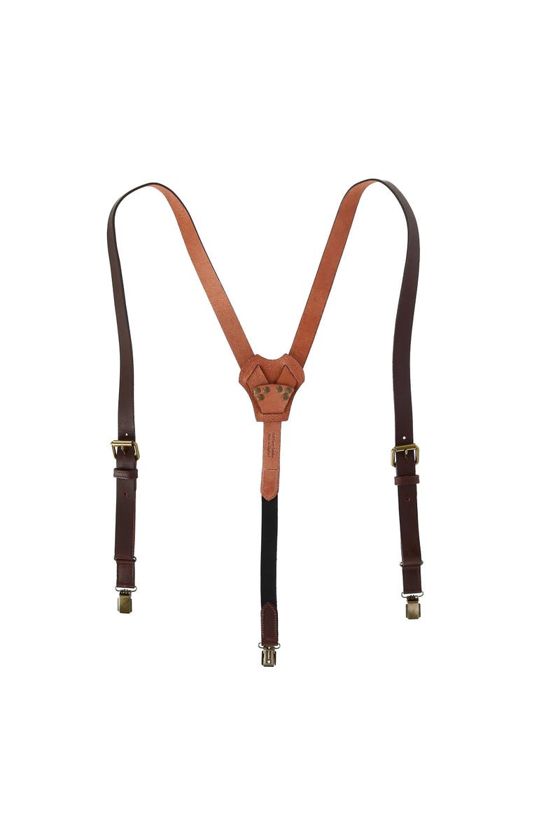 CrookhornDavis Men's The Bristol Clip End Leather Braces with Elastic ...