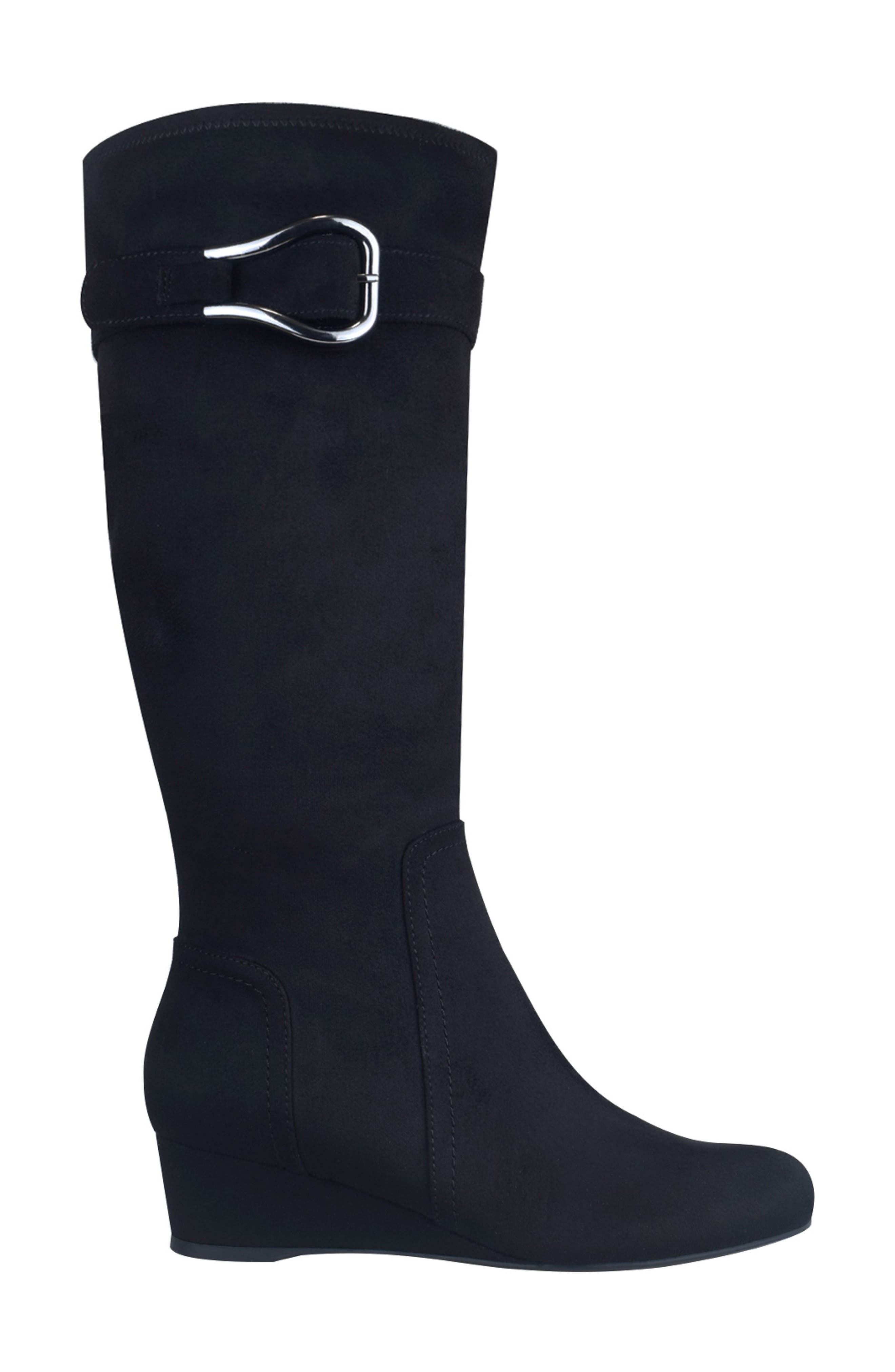 Impo Gelsey Stretch Wedge Knee High Boot (Women) | Nordstromrack
