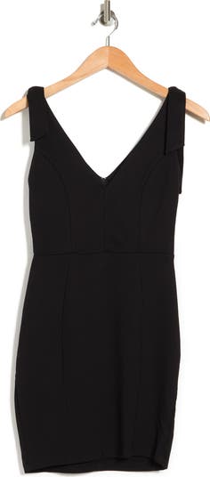 LNL V-Neck Bow Shoulder Mini Dress | Nordstromrack