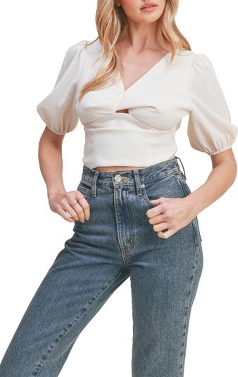 Lush Twist Front Crop Top | Nordstromrack