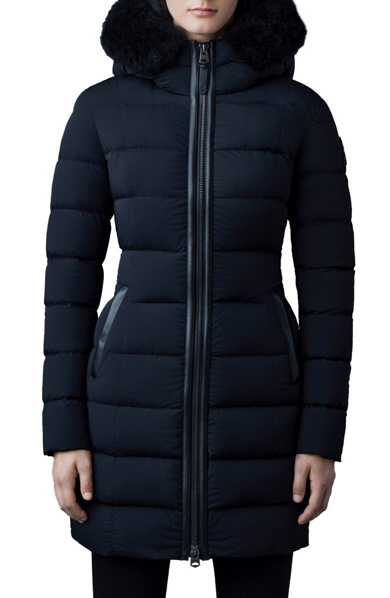 Mackage Women's Calla Water Resistant 800 Fill Power Down Jacket with ...